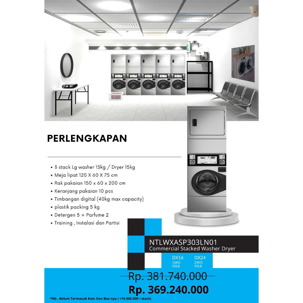 Jual PRIMUS MESIN LAUNDRY PAKET KOMPLIT 5 STACK | Shopee Indonesia