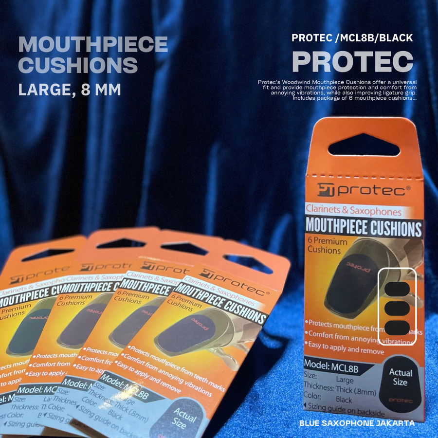 Jual Protec Mouthpiece Cushions Large, 8mm Qty MCL8B | Shopee Indonesia
