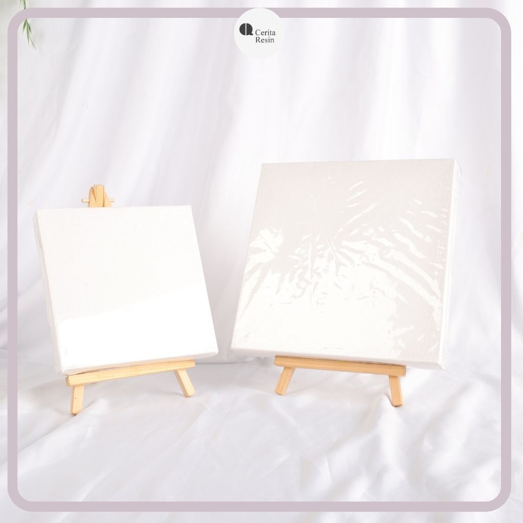 Jual CERITA RESIN - Kanvas Lukis / Canvas Lukis Frame 15 x15 / 20 x 20 ...