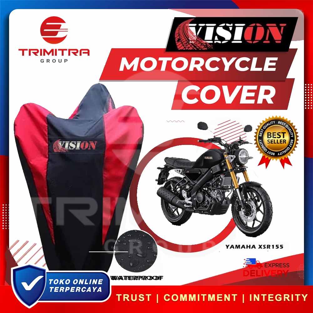 Jual Sarung Motor Vision Yamaha XSR 155 / Penutup Pelindung Body Cover ...