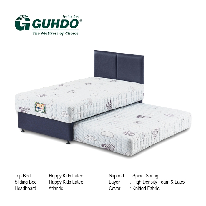 Jual kasur springbed GUHDO 2 IN 1 HAPPY KIDS LATEX | Shopee Indonesia