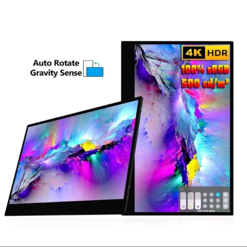 Jual Gravity Sense Auto-Rotate 4K 15.6inch Ultra HD Touching Portable ...