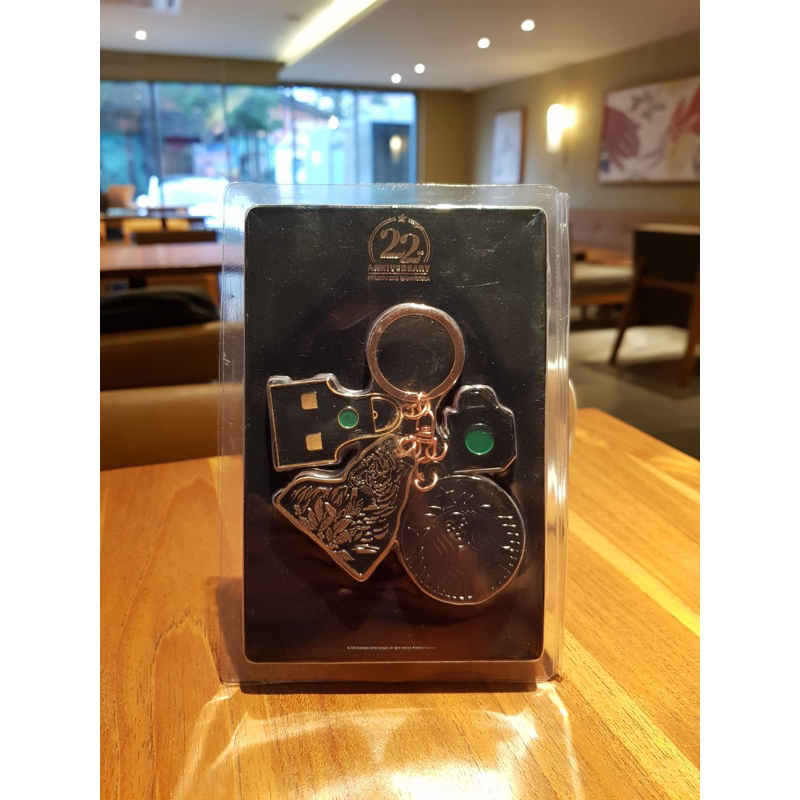 Jual Starbucks Keychain 22nd Anniversary Starbucks Indonesia Original ...
