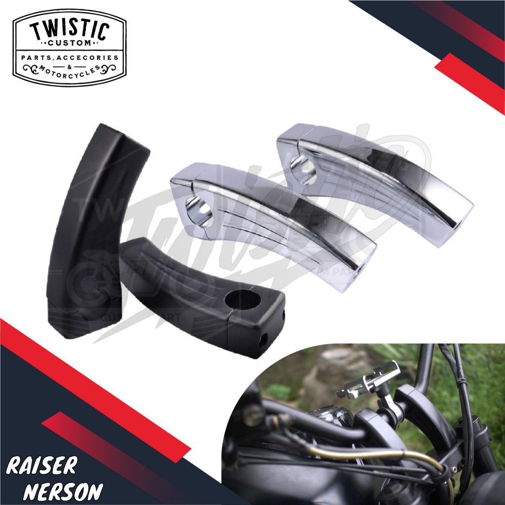 Jual Raiser Riser Peninggi Stang Motor Custom Nerson Chopper Bobber ...