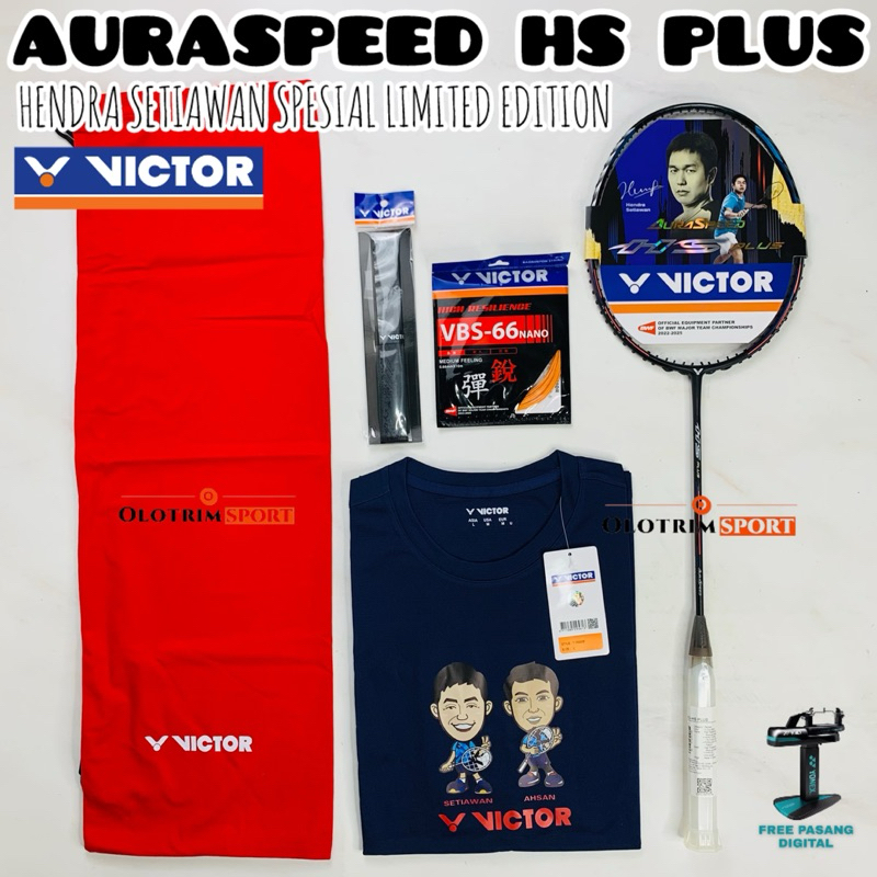 Jual Raket Badminton VICTOR AURASPEED HS PLUS Hendra Setiawan Special ...