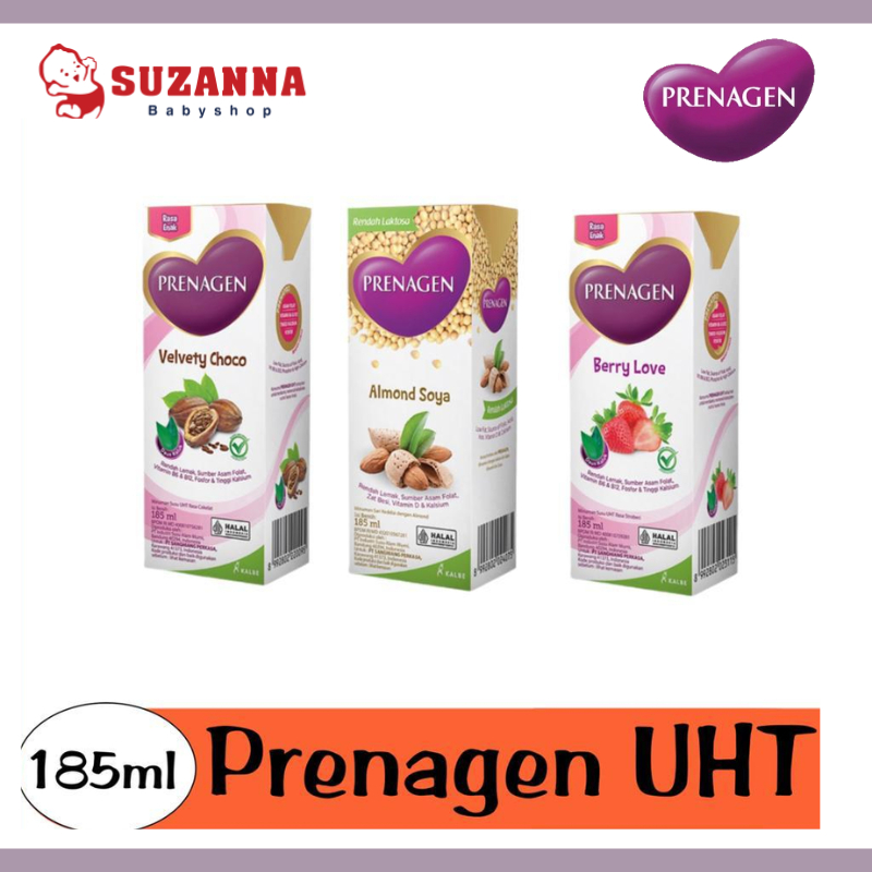 Jual Prenagen Mommy UHT 185ML - Coklat / Berry Love / Almond Barley Soya | Shopee Indonesia