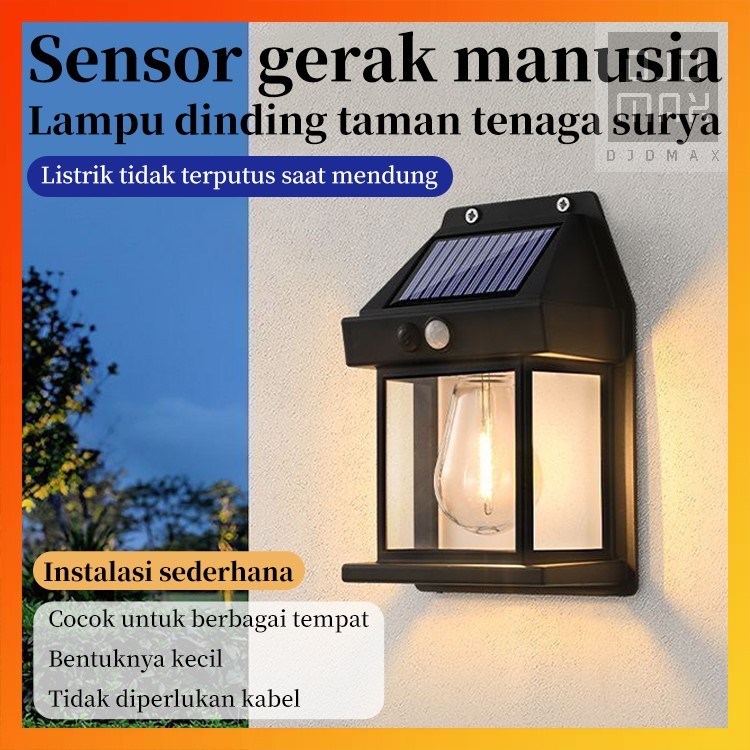 Jual DJDMax Lampu Bohlam & Lampu Dinding Sensor Tenaga Surya, Lampu ...