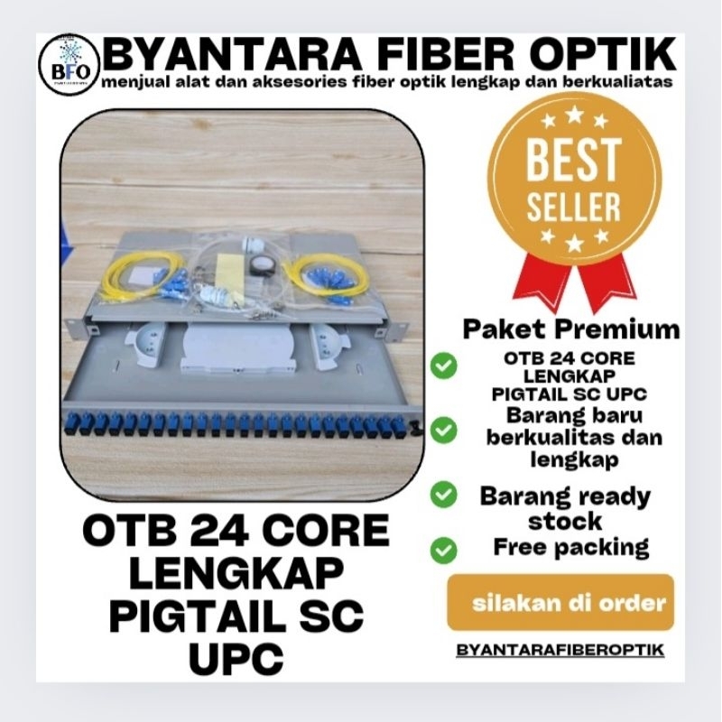 Jual otb 24 core lengkap pigtail sc upc | Shopee Indonesia