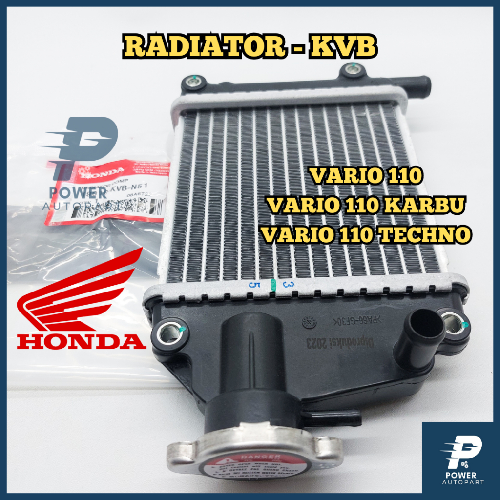 Jual ( GARANSI ) RADIATOR VARIO 110 TECHNO KARBU HONDA KUALITAS ...