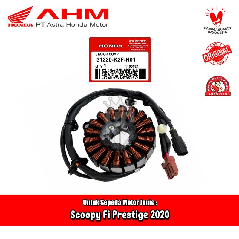 Jual Spul Magnet Stator Comp Honda Scoopy Fi eSP Prestige 2020 Original AHM 31220-K2F-N01 ...