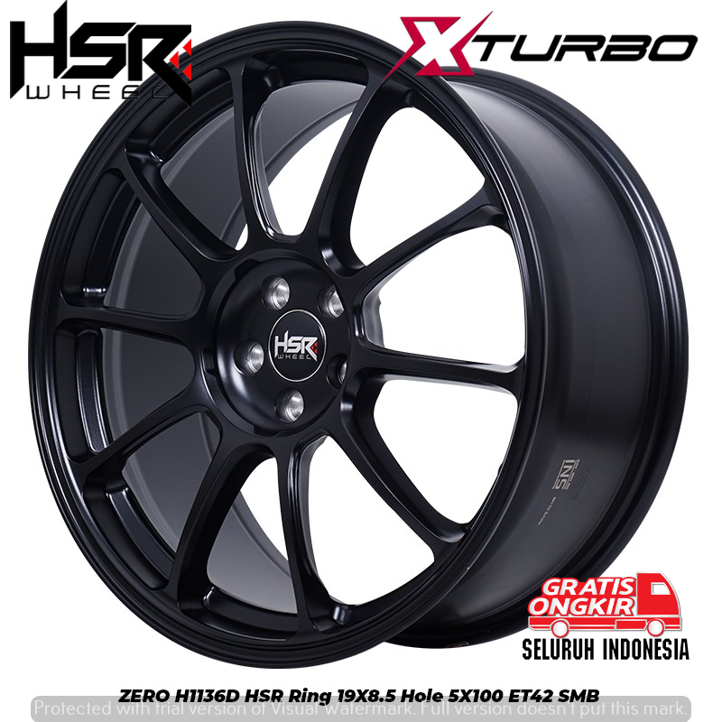 Jual VELG SINGLE PCD HSR ZERO RING 18 HOLE 5X100 COCOK UNTUK SUBARU BRZ ...