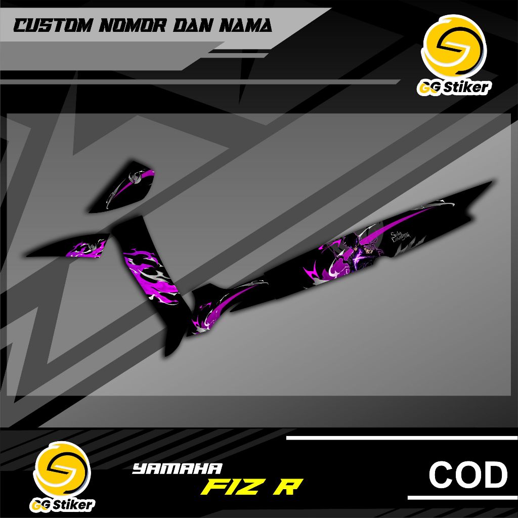 Jual STRIPPING SIMPEL YAMAHA FIZ R SOLO LEVELING SUDAH DI CUTTING ...
