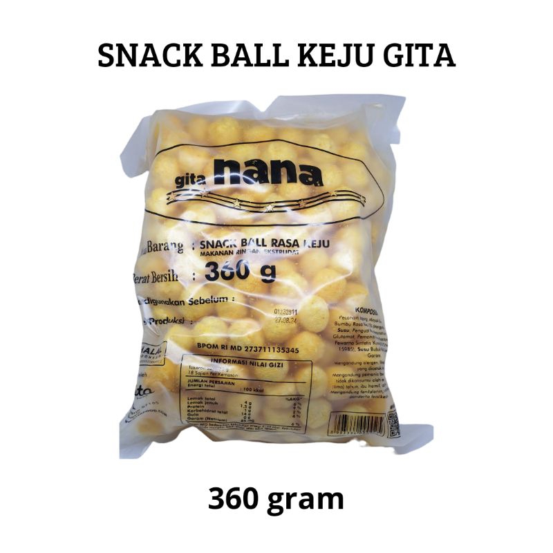 Jual Snack Ball Gita Nana (360 Gram) | Shopee Indonesia