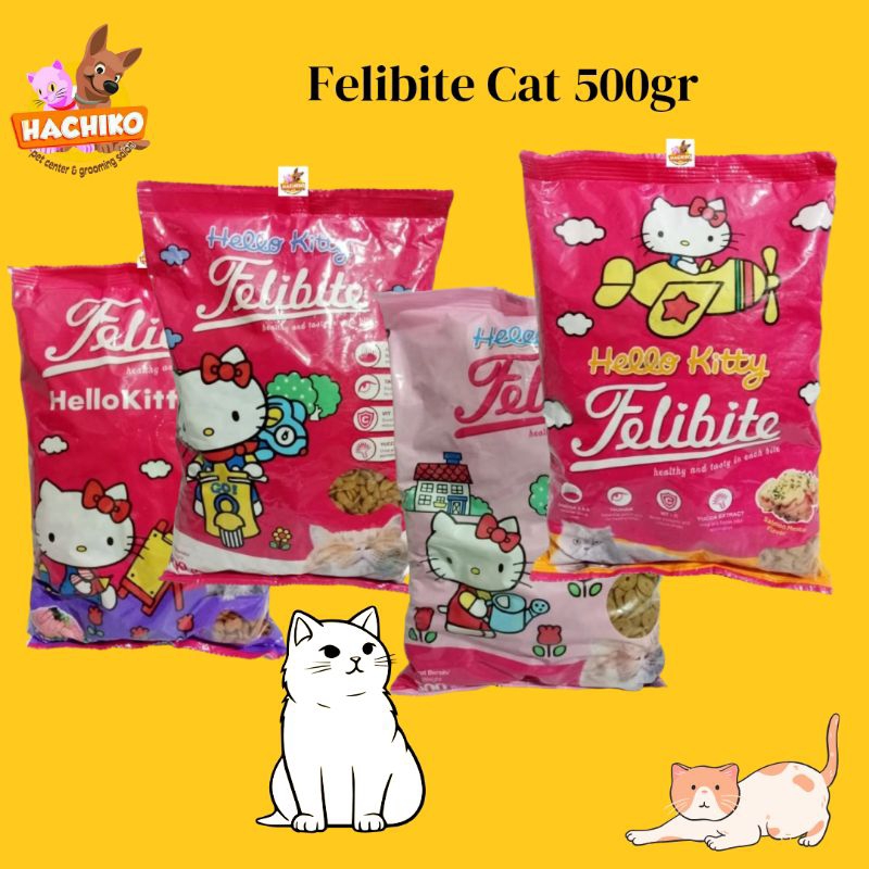 Jual Felibite Cat 500gr/ Felibite All Varian/Makanan Kucing Felibite ...
