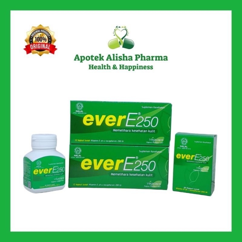 Jual Ever E 250 Soft Kapsul Konimex - EverE Kapsul Suplemen Kecantikan ...