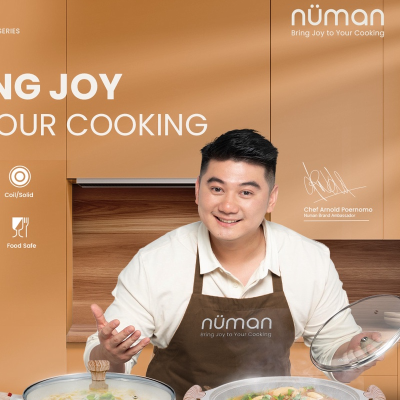 Jual Numan Freya Series WokPan 1 Handle ( 30cm ) dan 2 Handles ( 32cm ) Non Stick anti lengket ...