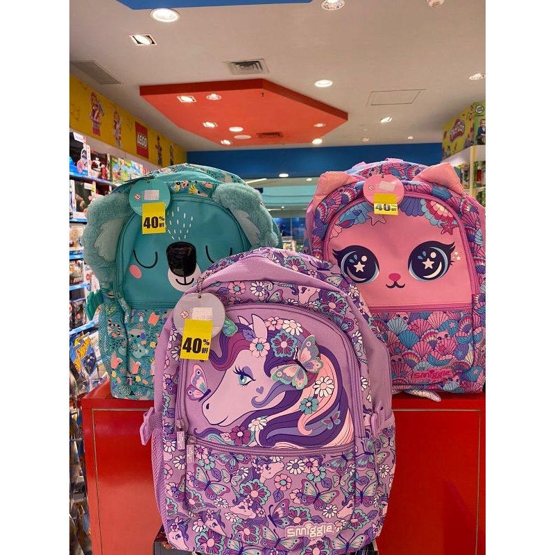 Jual Smiggle Hi There backpack tas ransel unicorn koala cat dino ...