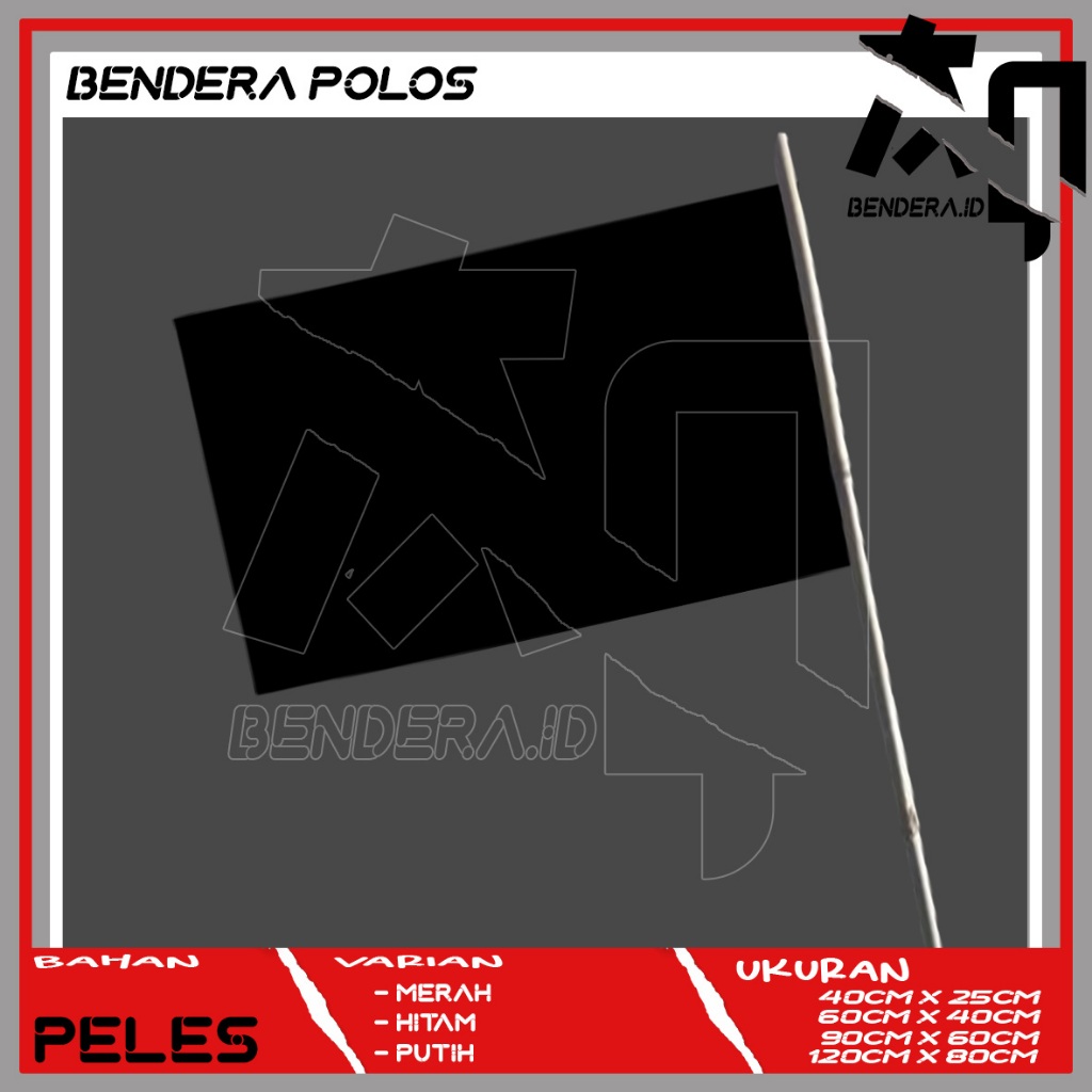 Jual Bendera Polos Hitam | Shopee Indonesia