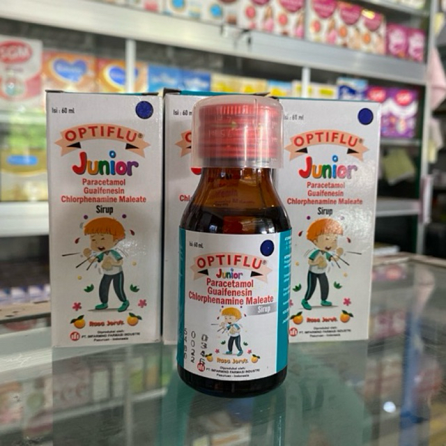 Jual OPTIFLU JUNIOR SIRUP 60 ML | Shopee Indonesia