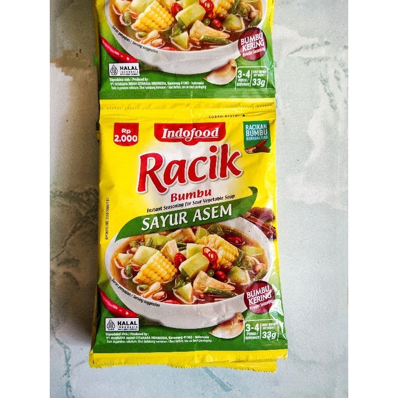 Jual Indofood racik sayur asem bumbu instan | Shopee Indonesia