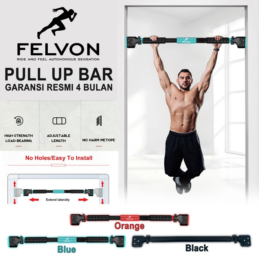 Jual Felvon Pull Up Bar Chin Up alat olahraga | Shopee Indonesia