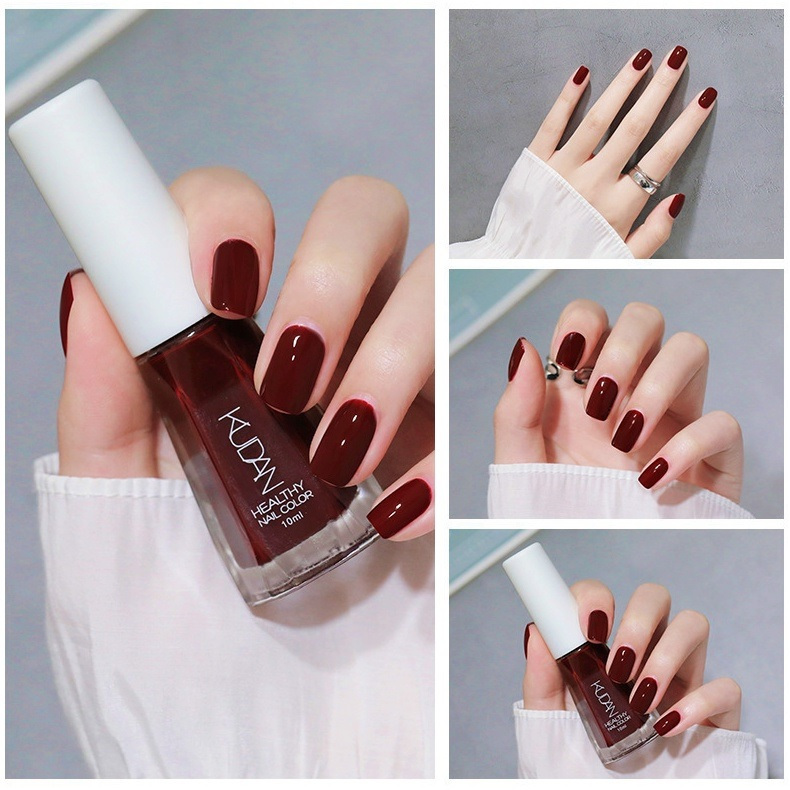 Jual [BPOM] KUTEK KUDAN 10ML PEEL OFF kutek merah maroon tahan lama ...