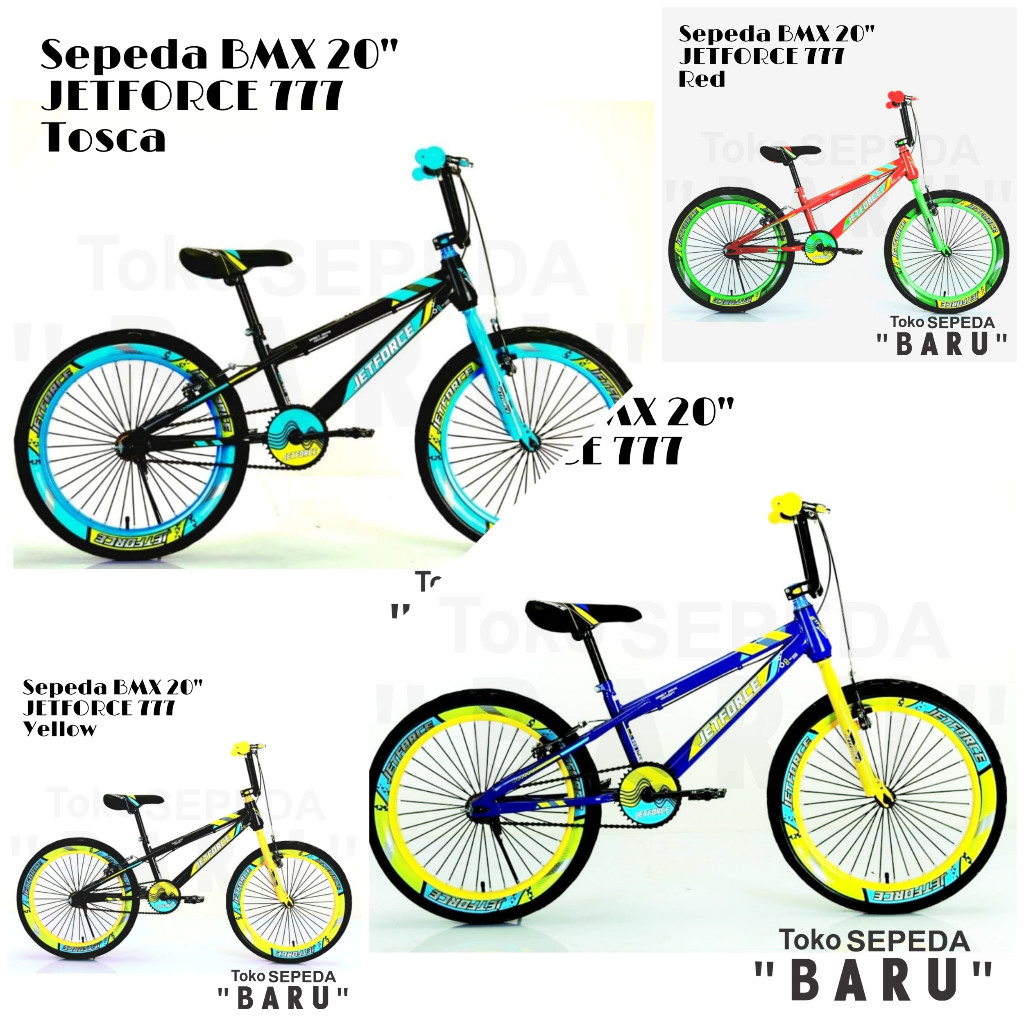 Jual TB - Sepeda BMX INTERBIKE JETFORCE Ukuran 20 Inch | Shopee Indonesia