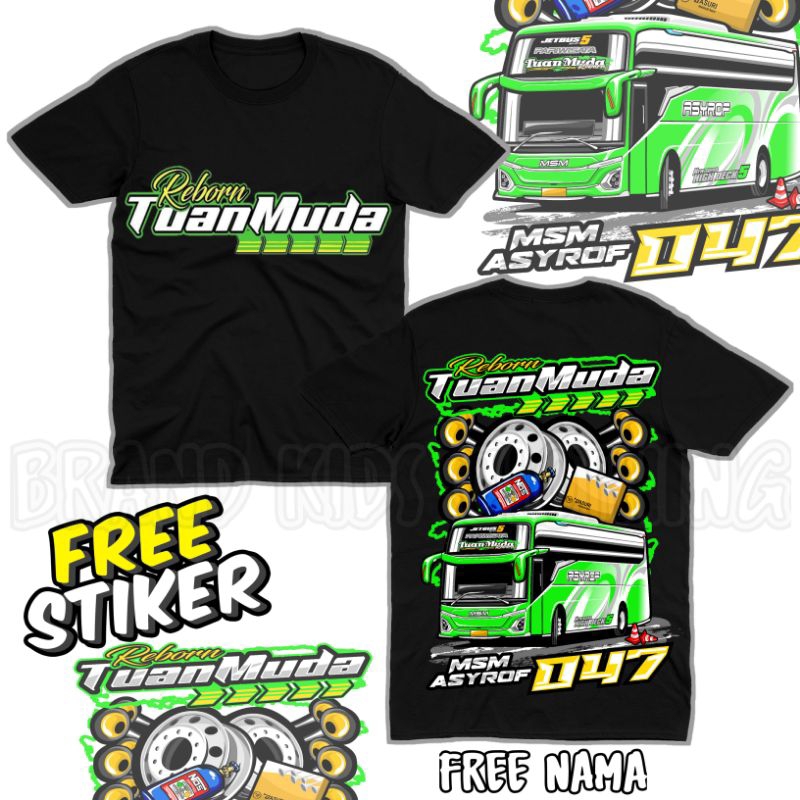 Jual Bisa cod Baju Kaos Anak Anak new Bus Tuan Muda Jet Bus 5 Basuri Telolet Pakaian Baju Anak ...