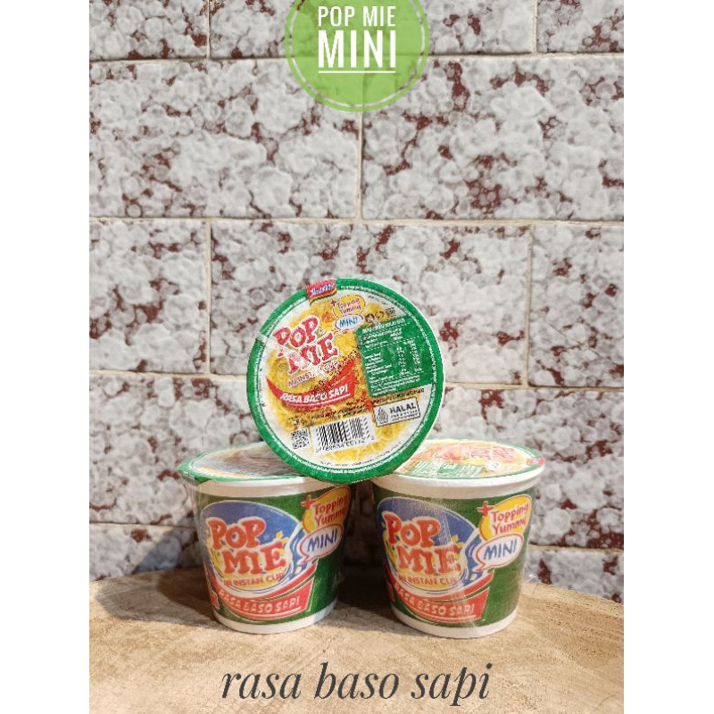 Jual POP MIE MINI 40gram paket 6pcs | Shopee Indonesia