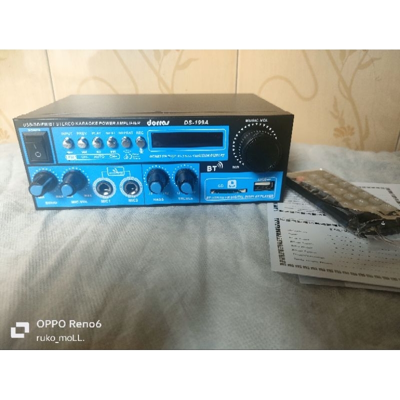 Jual Power Ampli / Amplifier Bluethooth Subwofer + Echo Extra Bass ...