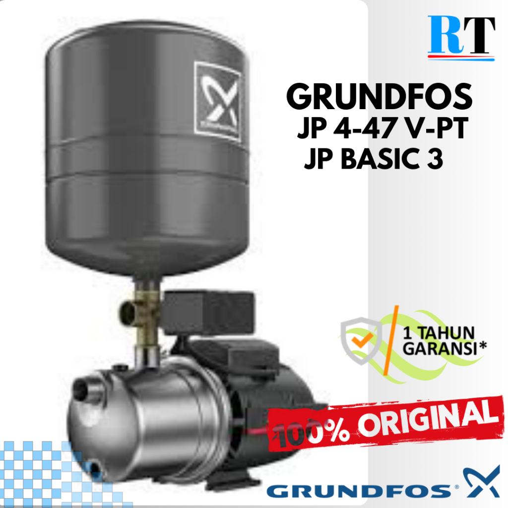 Jual MESIN PUMP GRUNDFOS JP 4-47 V-PT JP BASIC 3 (POMPA SEMIJET) | Shopee Indonesia