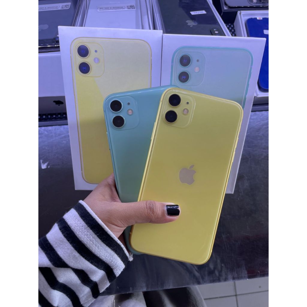 Jual IPHONE 11 64GB 128GB 256GB BEACUKAI FULLSET NOMINUS | Shopee Indonesia