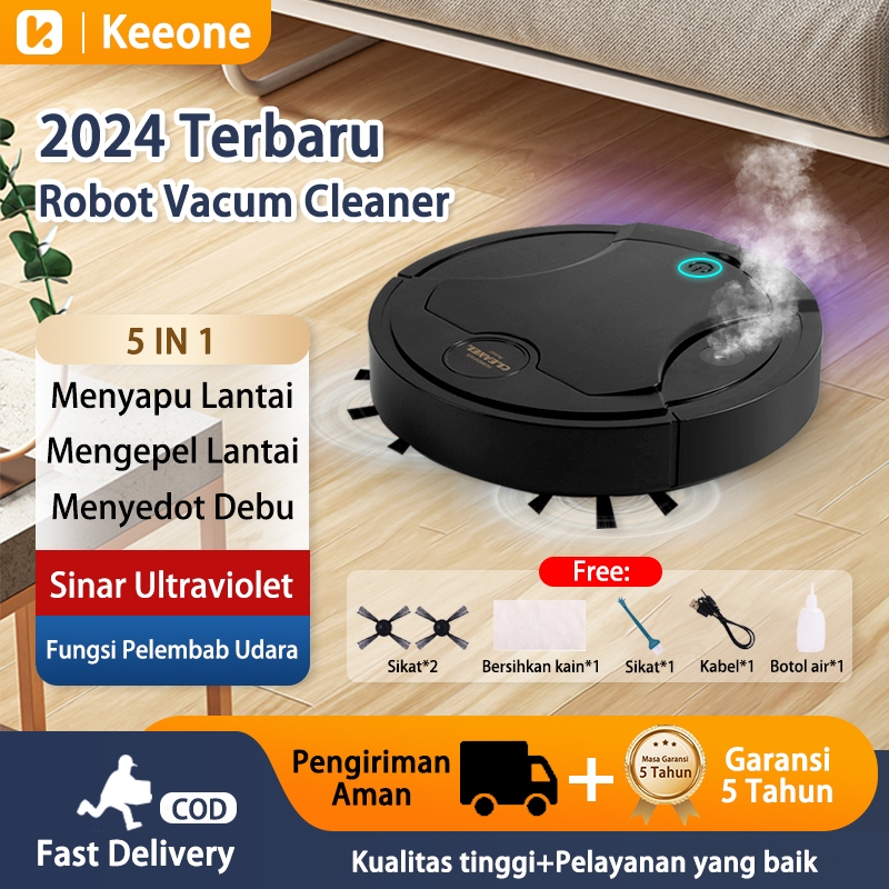 Jual Keeone Robot Vacuum Cleaner 5 in 1 Portable Penyedot Debu Rumah ...