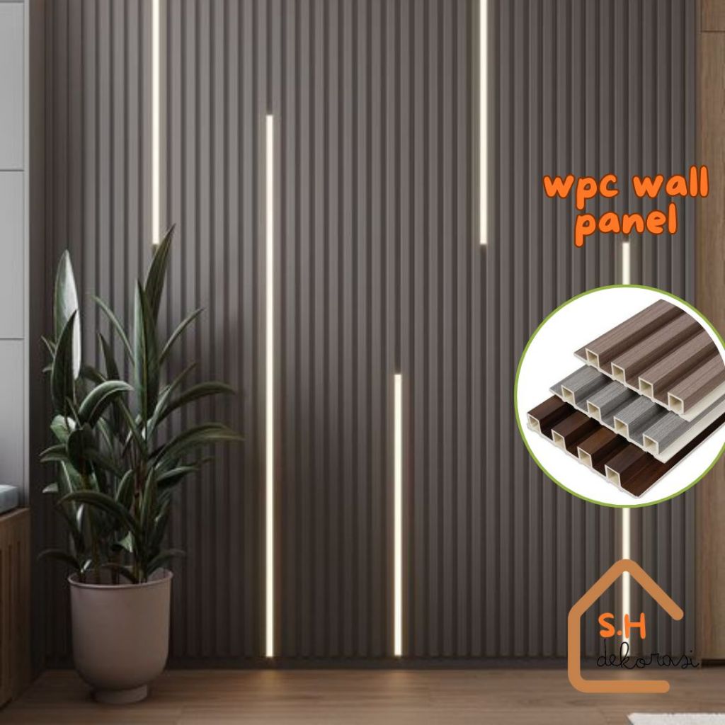 Jual 2 Batang WPC Wood Panel Premium (Straigh Grain Pine/Serat Kayu ...