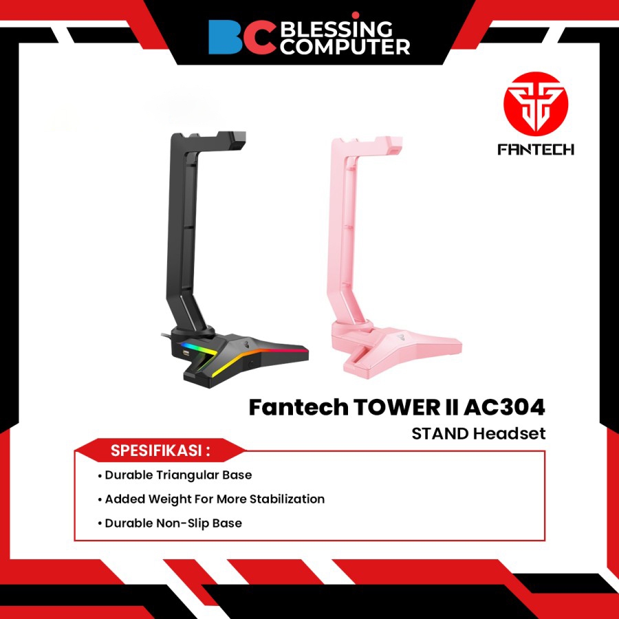 Jual STAND Headset Fantech TOWER II AC304 Pink | Shopee Indonesia