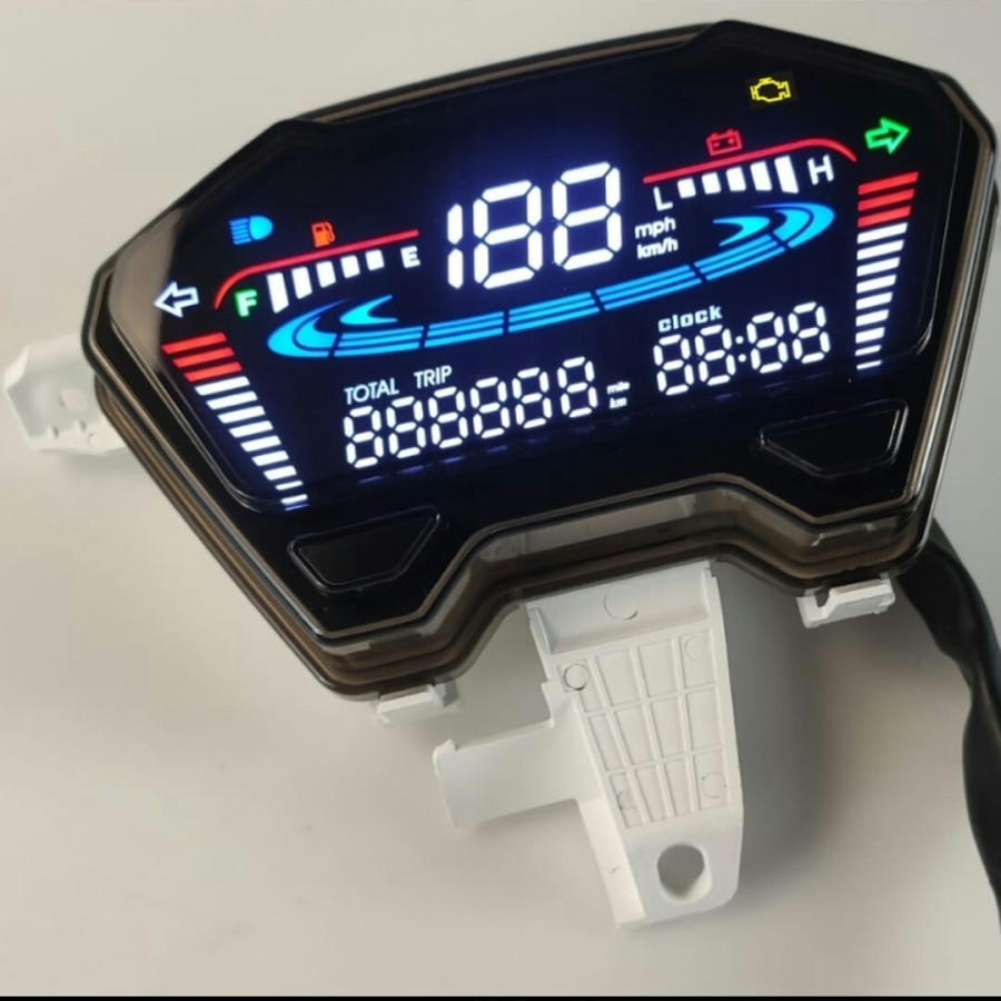 Jual speedometer digital led odometer gauge motor HONDA VARIO BEAT ...