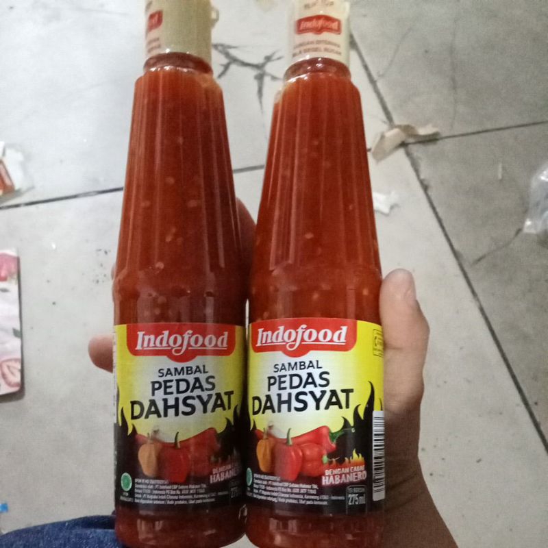 Jual INDOFOOD SAMBAL PEDAS DAHSYAT 275ML | Shopee Indonesia