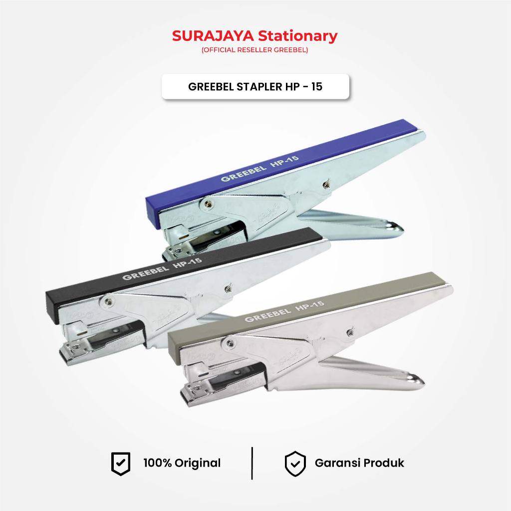 Jual Stapler Stepler Staples Jepretan / GREEBEL HP-10 | Shopee Indonesia