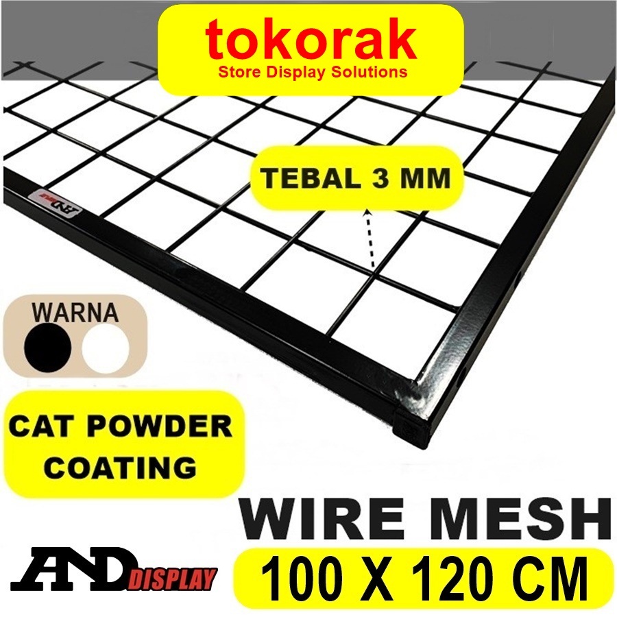 Jual WIRE MESH 100 X 120 CM WIRE GRID 100X120 KAWAT RAM JARING KOTAK ...