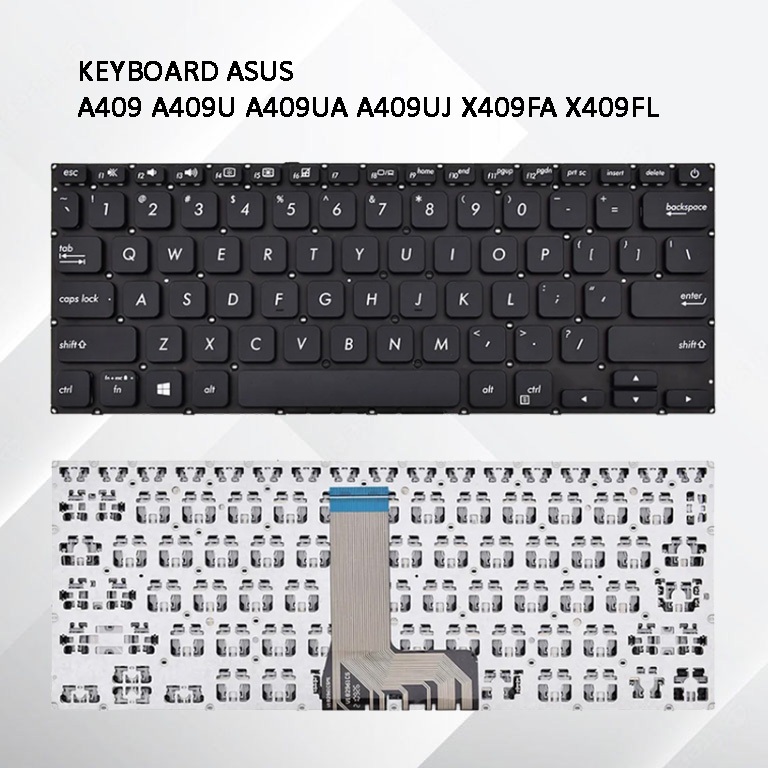Jual KEYBOARD ASUS A409 A409U A409UA X409FA X409FL A416M | Shopee Indonesia