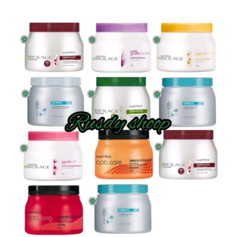 Jual MATRIX Biolage Masker Mint/Repairinside/Colorlast/Fiberstrong ...