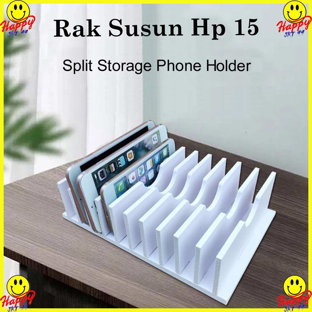 Jual RAK SUSUN HP 15 SLOT SERBAGUNA RAK TEMPAT HPV RAK KAYU UNTUK ...