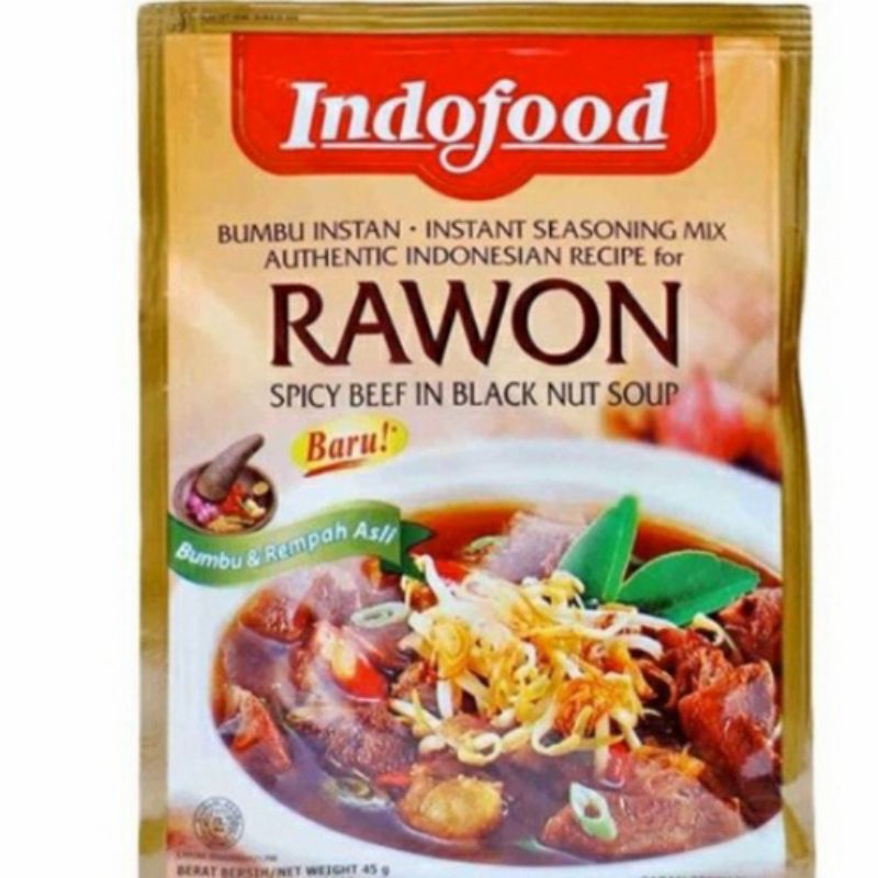 Jual BUMBU RACIK MASAK RAWON INDOFOOD/RAWON BUMBU INDOFOOD INSTANT ...