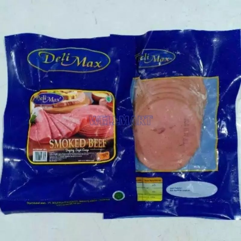 Jual Delimax Smoke Beef 200gr Isi 10 Pcs Daging Sapi Asap Smoked Beef ...