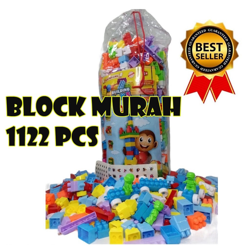 Jual MAINAN ASAH EDUKASI PUZZLE BRICKS BLOCK BALOK SUSUN BERFUNGSI ...