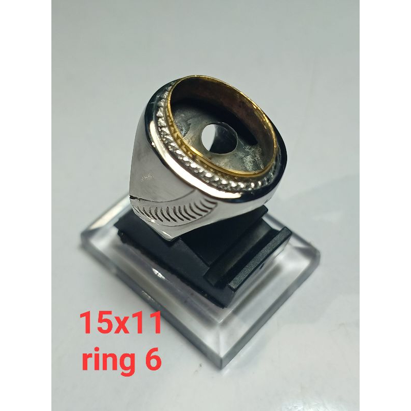 Jual EMBAN / RING MONEL HM 15X11 SIZE 6 | Shopee Indonesia