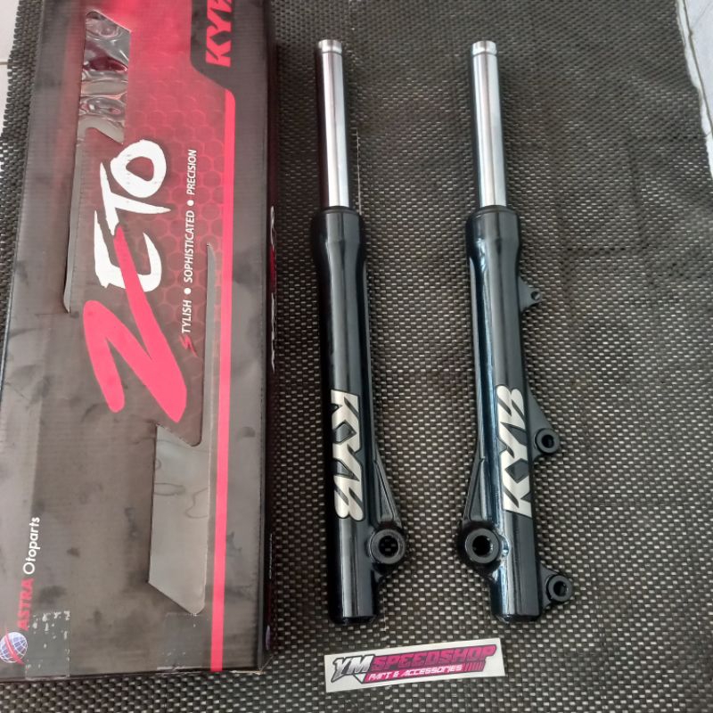 Jual SHOCKBREAKER DEPAN SHOCK DEPAN KYB ZETO ORIGINAL HITAM PNP BEAT SCOOPY VARIO 110 125 150 ...