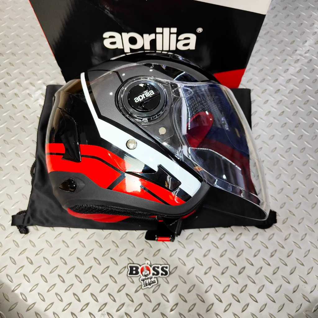 Jual Original Helmet Helm Aprillia A JET with Visor | Shopee Indonesia