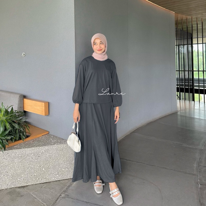 Jual Sovia One Set Rok Bahan Kaos Cotton Combed-Setelan Lucu | Shopee ...