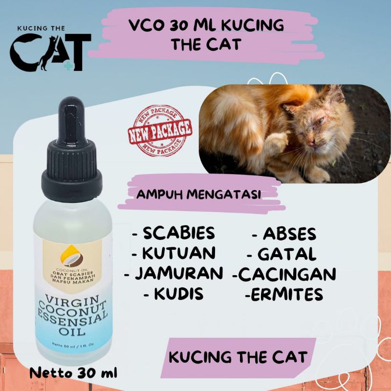 Jual Vco Kucing Anjing Extra Virgin Coconut Oil / Vitamin Bulu Obat ...